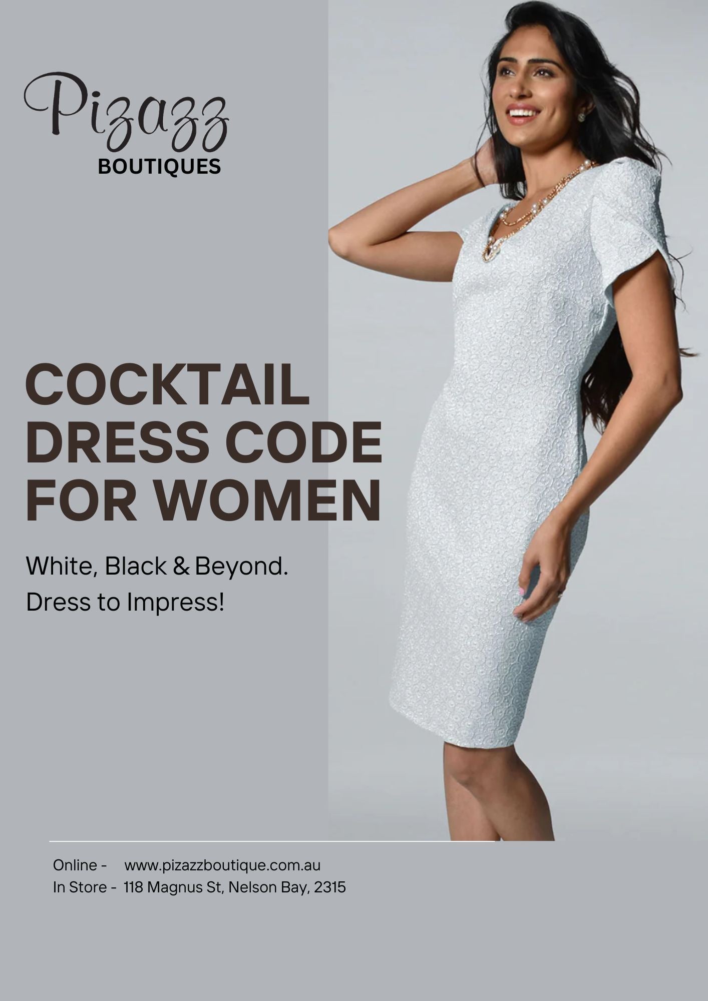 Decoding Cocktail Dress Code for Women: White, Black & Beyond – Pizazz ...
