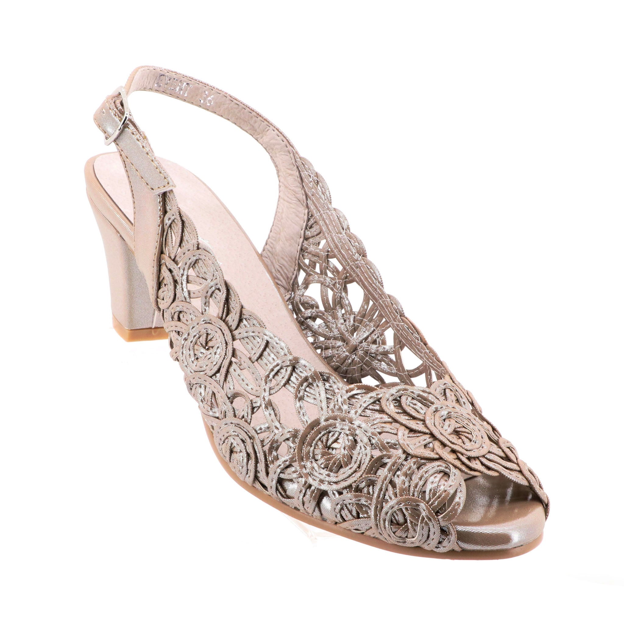 Event Heels - Soft Gold - EK1 – Pizazz Boutique